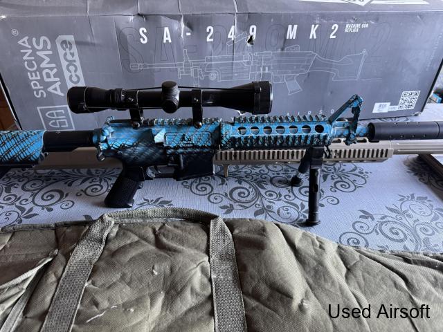 m249 saw + free barret 50 cal , m4 custom - Used Airsoft ' The Leading ...