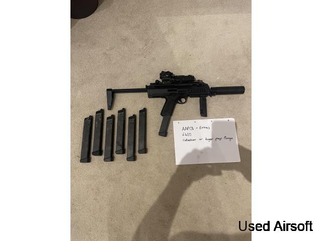 Upgraded Aap01 in mp7 kit with 7x extended mags - Used Airsoft ' The ...