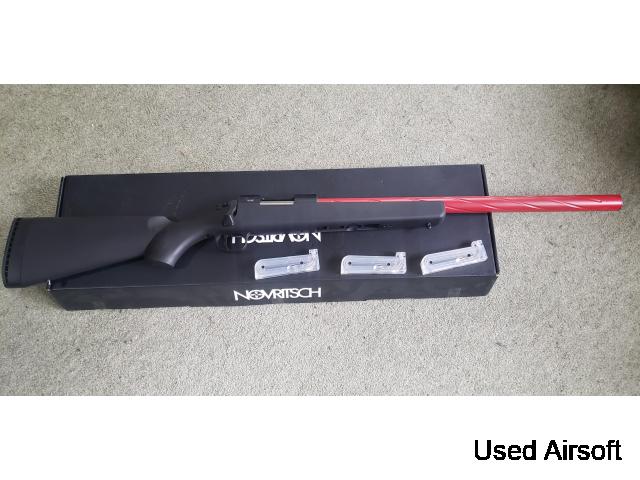 Novritsch SSG10 Bolt Action Sniper - Two Tone Red Huddersfield - Used ...
