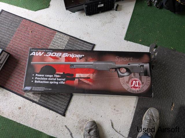 AW .308 SNIPER WITH SCOPE - Used Airsoft ' The Leading Marketplace for ...