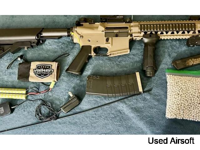 BCM Airsoft Rifle automatic electric model BCM 4 Woodenbridge - Used ...