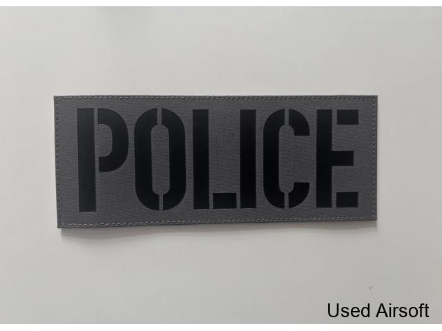 Large Laser Cut Grey Police CTSFO Plate Carrier Placard Patch - Used ...