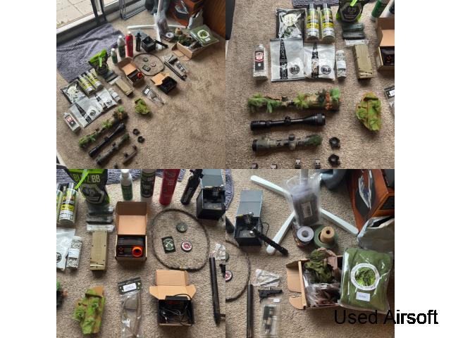 Entire airsoft bundle. Hpa VSR, Custom TM hicapa, loads of kit Wimborne ...