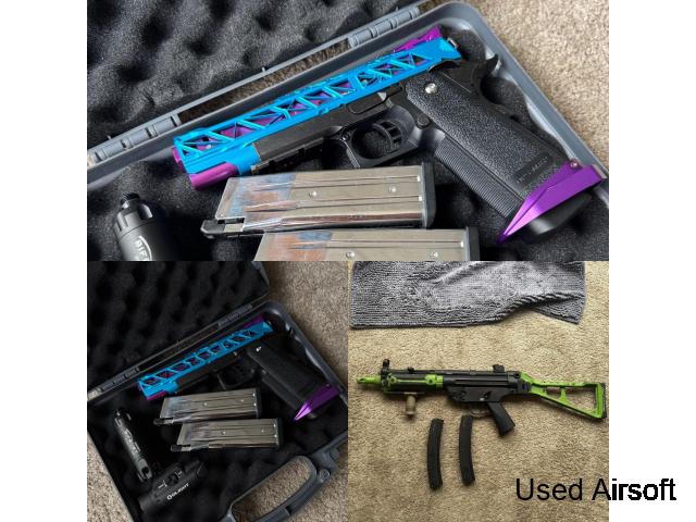 Entire airsoft bundle. Hpa VSR, Custom TM hicapa, loads of kit Wimborne ...