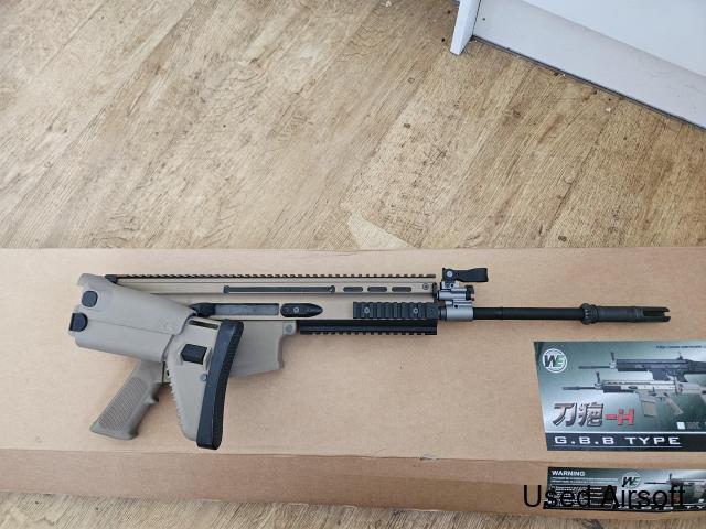 WE SCAR-H GBBR in Tan - Used Airsoft ' The Leading Marketplace for ...