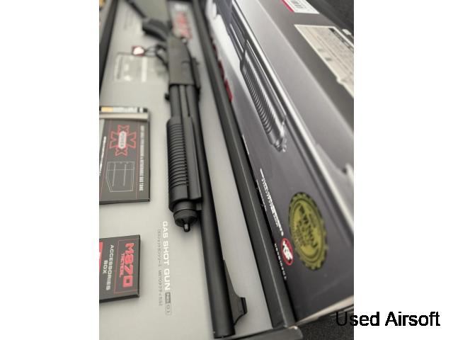 Tokyo marui M870 Gas Shotgun Airsoft Full Sized Tactical Replica - Used ...