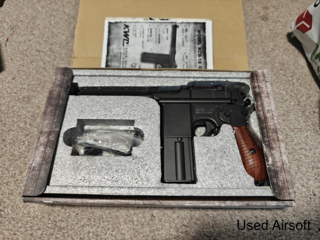 KWC M712 Broomhandle Mauser - Used Airsoft ' The Leading Marketplace ...