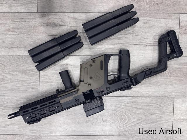 Krytac Kriss Vector - Upgraded Brushless Huntingdon - Used Airsoft ...