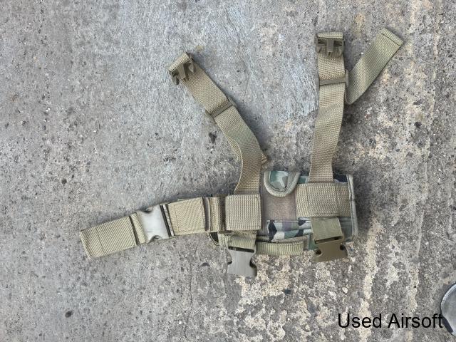 Outdoor Tactical Leg Holster Stealth Multi-Functional Portable Field ...