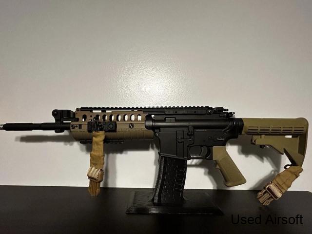Golden Eagle M4 Tactical-System V.II Full Size Airsoft AEG Rifle With ...