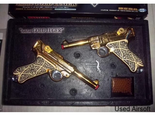 Marui Ashford Gold Luger Wymondham - Used Airsoft ' The Leading ...