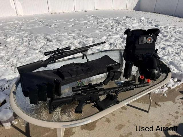 used airsoft bundle with added gear and accessories. Upton Upon Severn ...