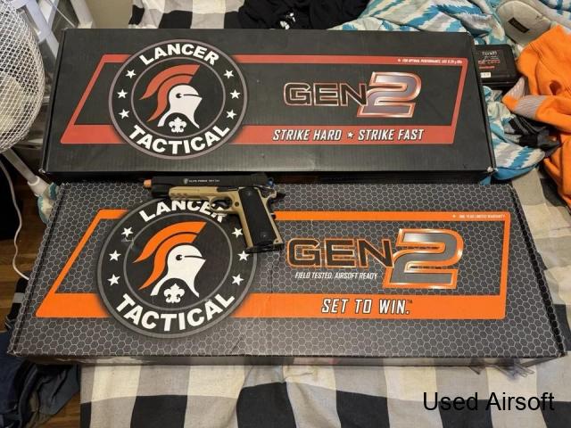 Airsoft Lancer Tactical Gen 2 Complete Starter Kit - Used Airsoft ' The ...