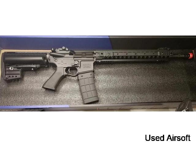CYMA Full Metal Sport M4 Airsoft Battery Powered Full/Semi Auto Bundle ...