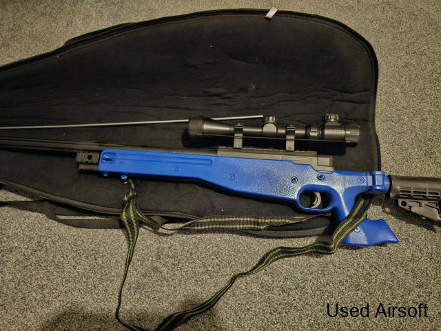 Air Soft beginners rifle with scope - Used Airsoft ' The Leading ...