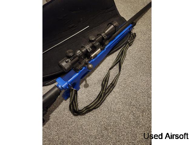 Air Soft beginners rifle with scope - Used Airsoft ' The Leading ...