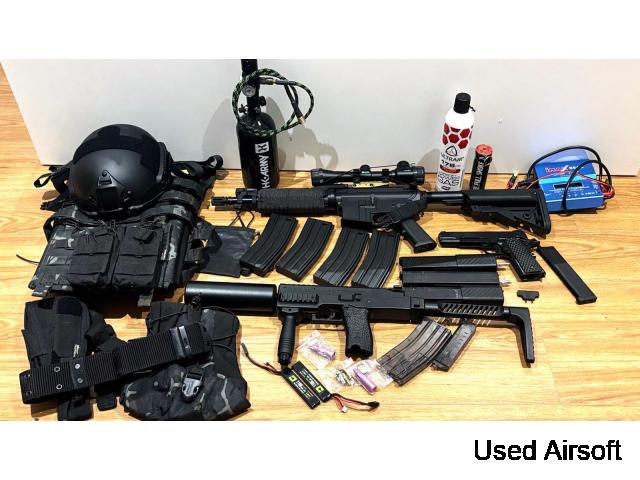ABSOLUTE BARGAIN - Massive airsoft BUNDLE**** £400 – open to offers ...