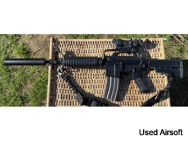 COLT XM177E2 COMMANDO with Screw on Suppressor Windsor - Used Airsoft ...