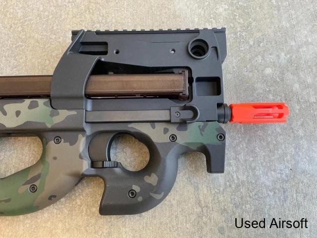 EMG KRYTAC FN Herstal P90 Airsoft AEG Training Rifle w/ Custom Cerakote ...