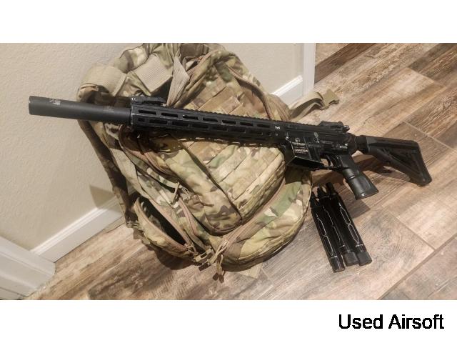 Tippmann Omega PV Electro-pneumatic HPA Rifle Ris 13ci Tank M-lok ...