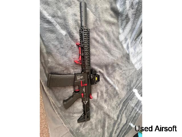 Very good condition Cybergun m4a1 licenced sierra red - Used Airsoft ...